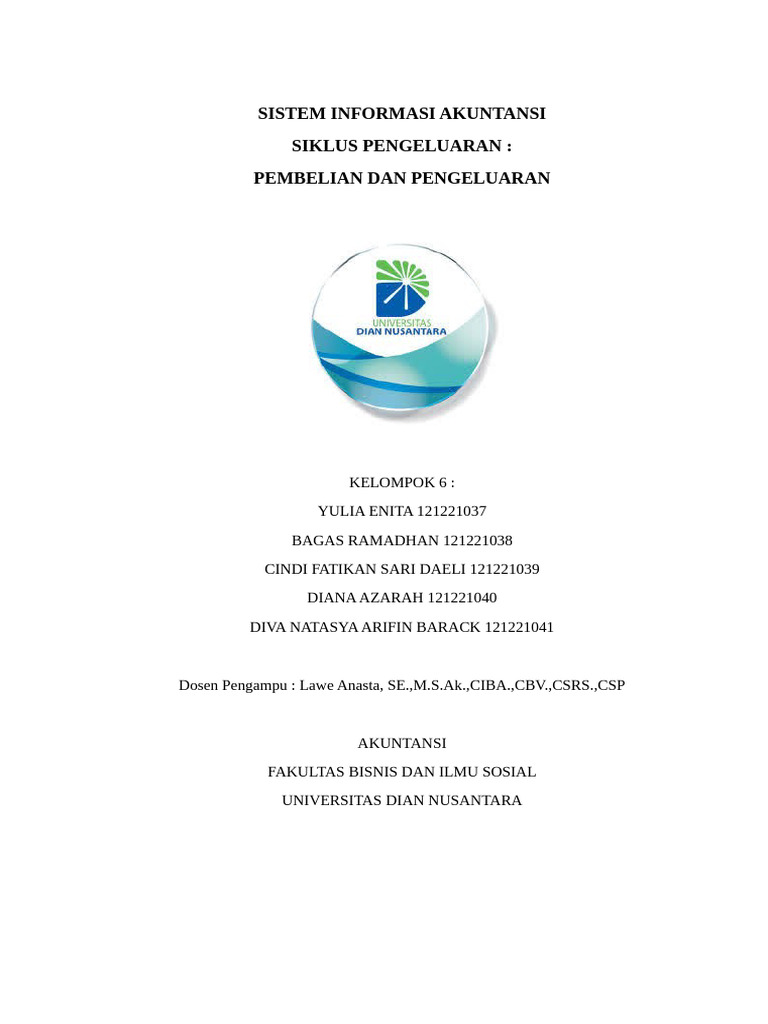Flowchart Siklus Pengeluaran Toko Kelontong | PDF