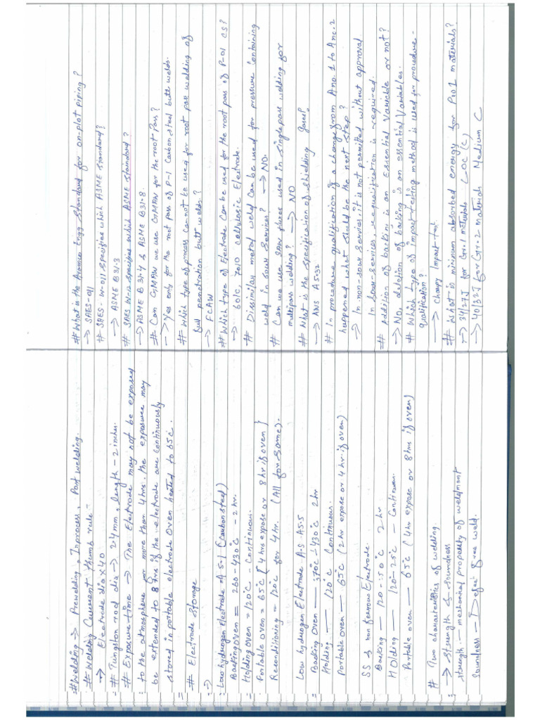 ARAMCO Interview Note - Pg-32 | PDF