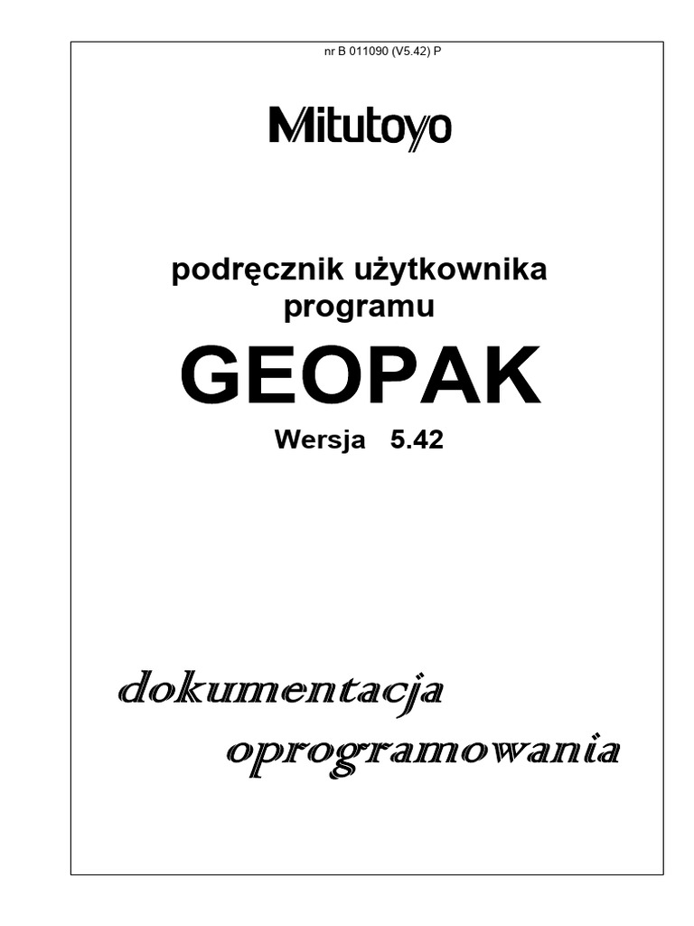 Geopak - 542 | PDF