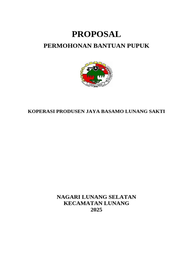 PROPOSAL Pete Best Januari Terbaru | PDF