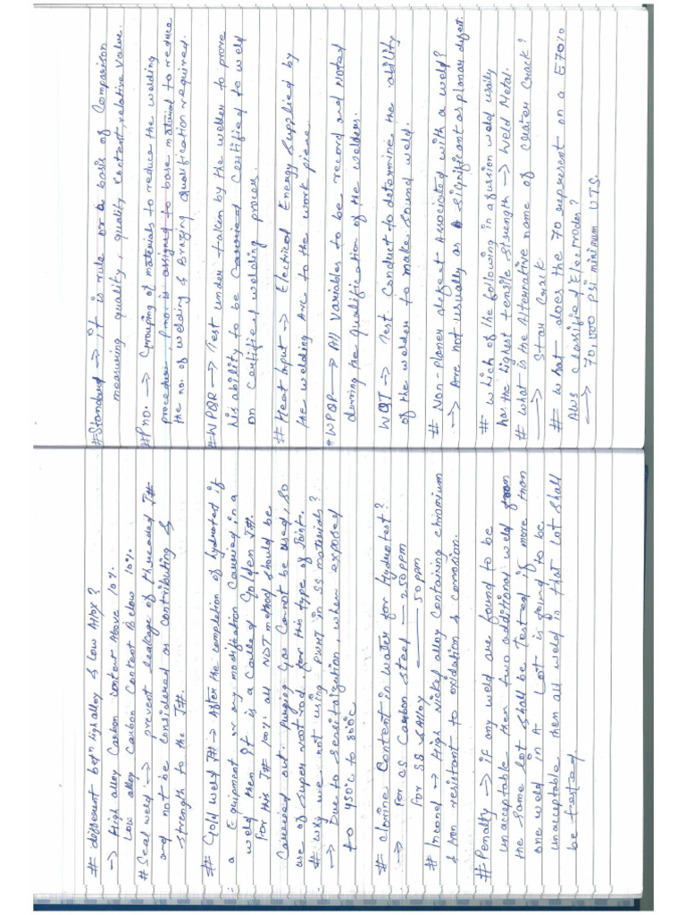 ARAMCO Interview Note - Pg-40 | PDF