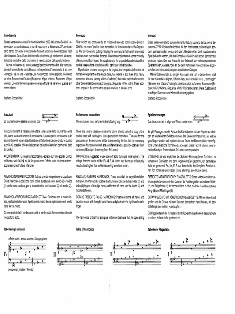 Berio, L. - Sequenza XIVb | PDF