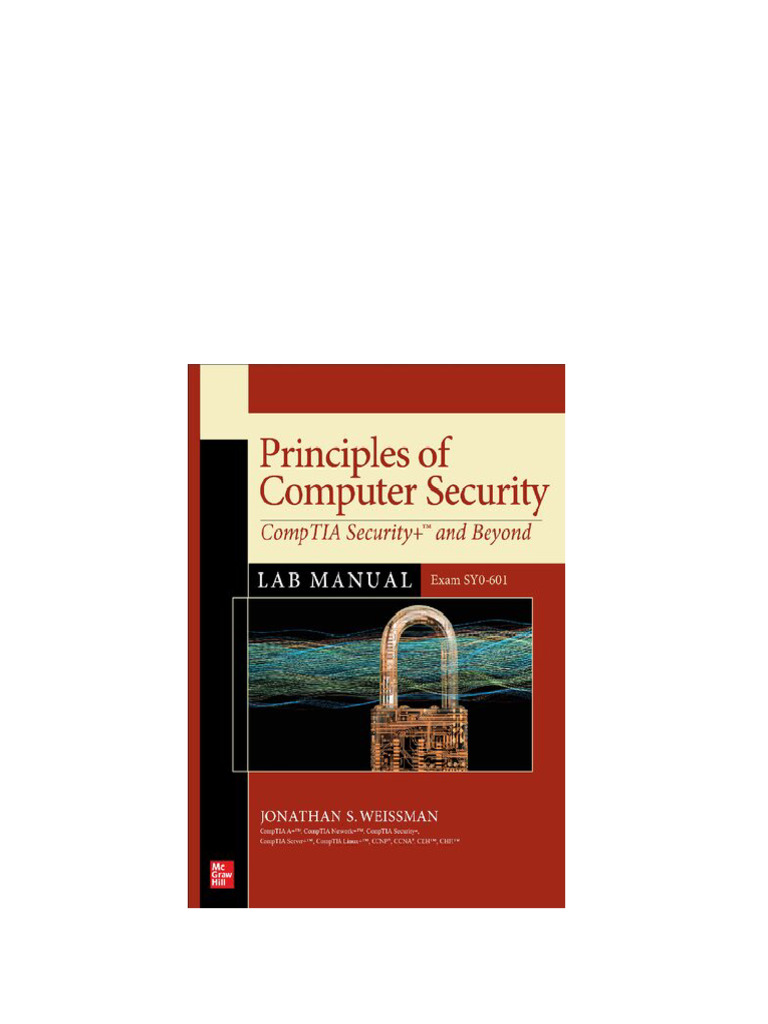 Principles of Computer Security: Comptia Security+ and Beyond Lab ...
