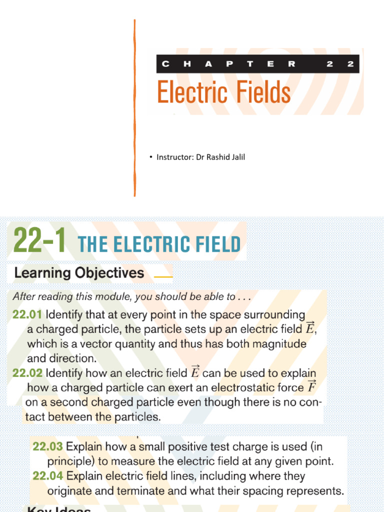Chpater 22 Electric Field | PDF