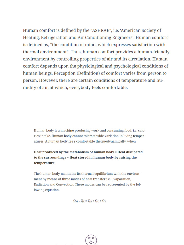 Human Comfort | PDF