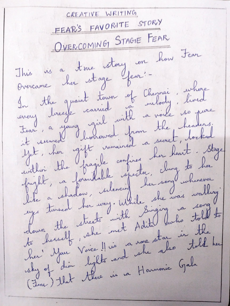 Creative Writing | PDF