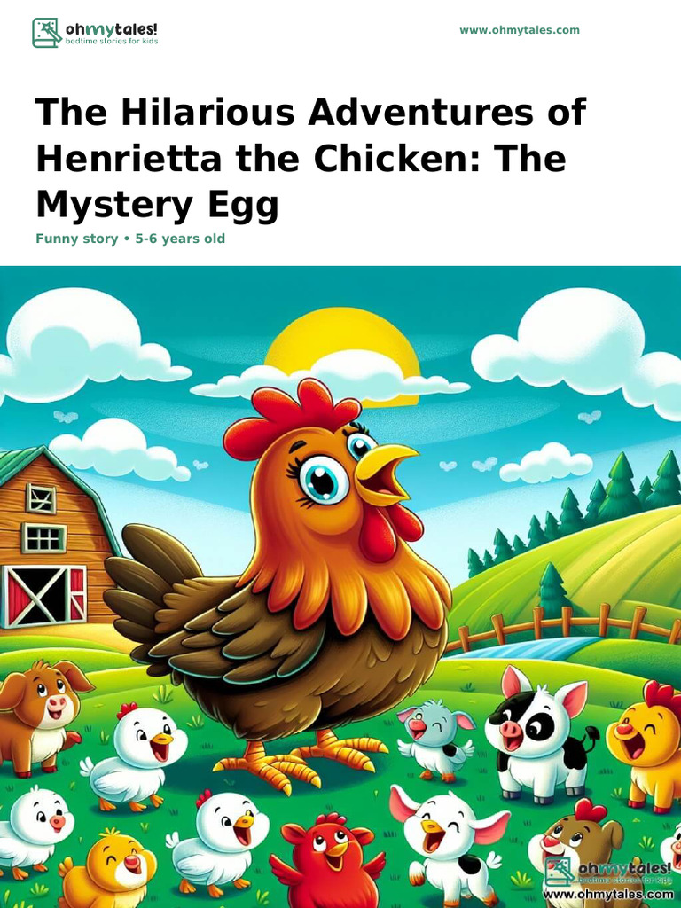 The Hilarious Adventures of Henrietta The Chicken The Mystery Egg | PDF ...