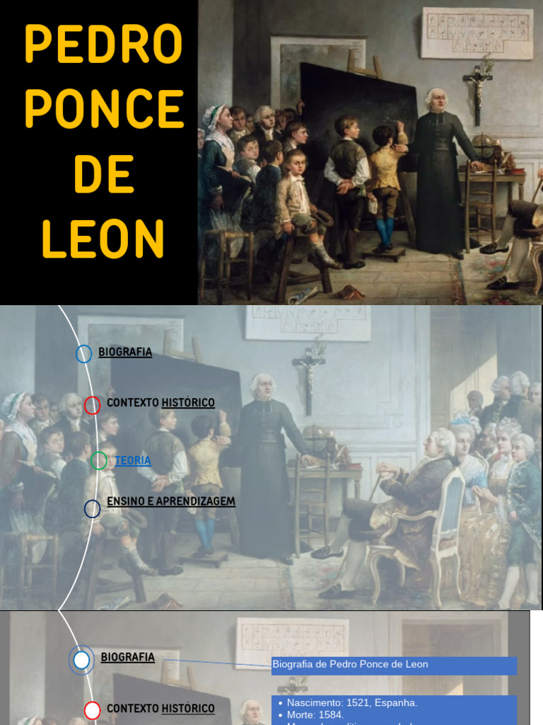 Biografia de Pedro Ponce de León | PDF