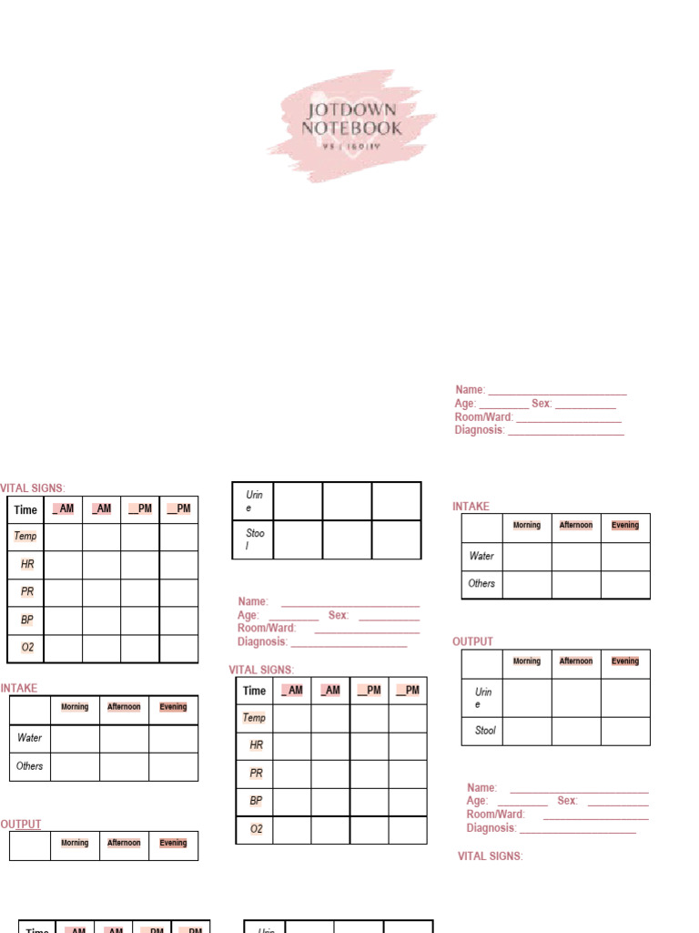 Kopya NG WARD JOTDOWN NOTEBOOK | PDF