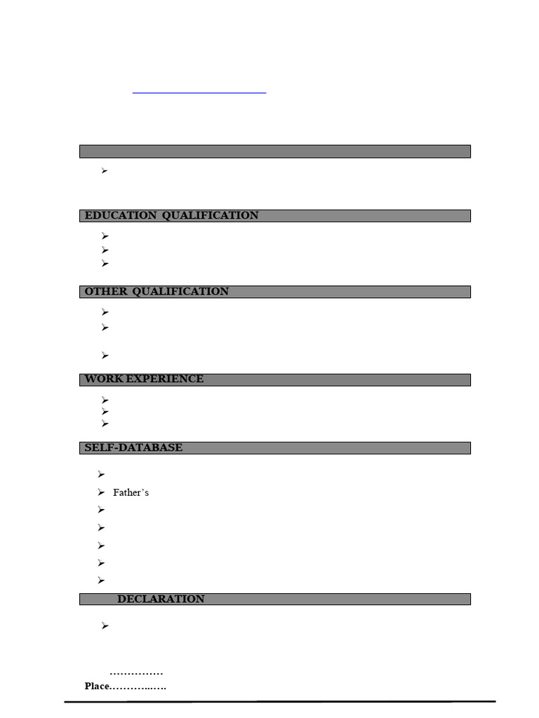Tayyaba Zubair's CV for Receptionist Role | PDF