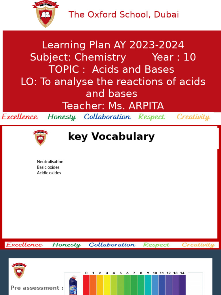 Acids Bases and Salts | PDF | Chemical Reactions | Applied And ...