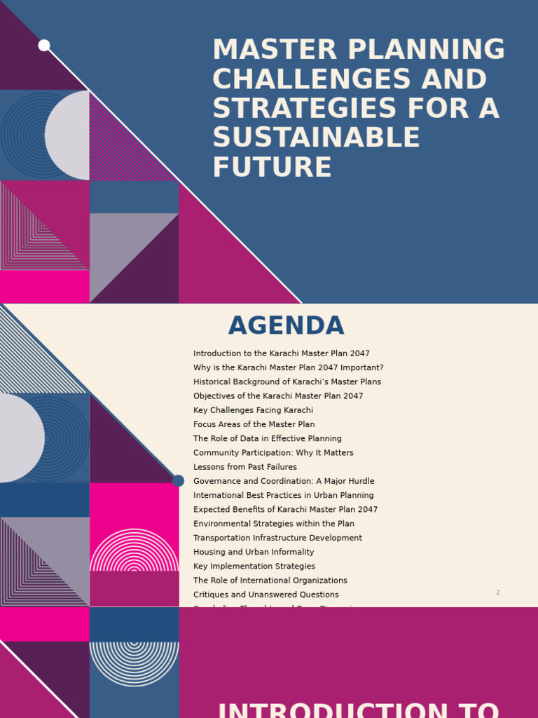 Lecture 4 Master Planning Challenges and Strategies for a Sustainable ...