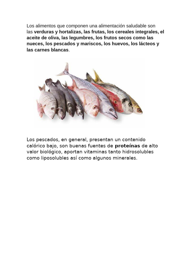 Alimentos Clave para una Dieta Saludable | PDF | Vitamina | Nutrición