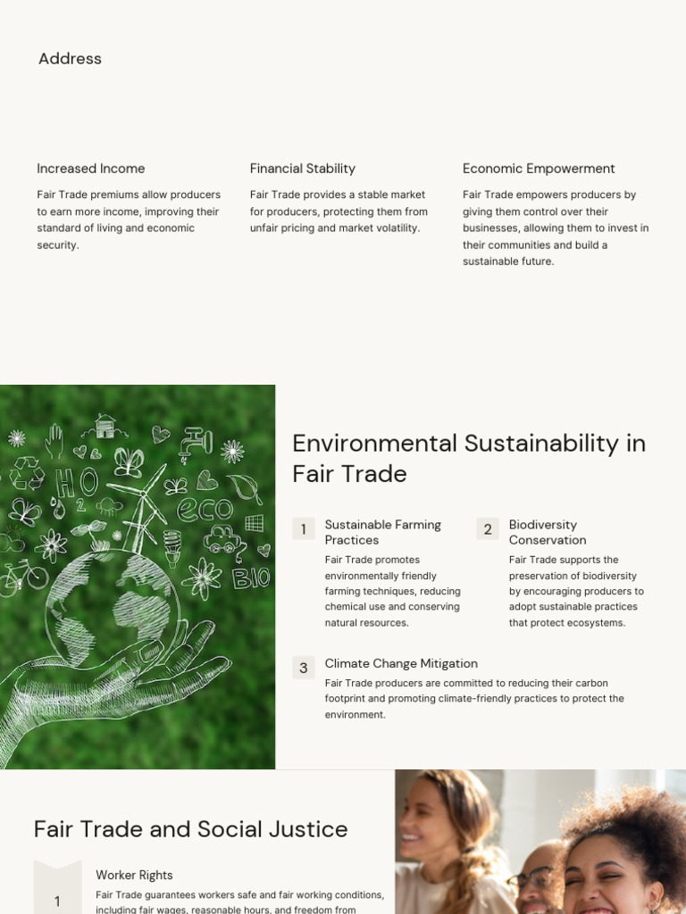 Benefits of Fair Trade Practices | PDF | Fair Trade | Sustainability