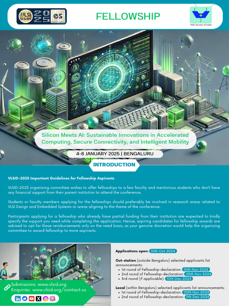 VLSID Fellowship Brochure v1 | PDF