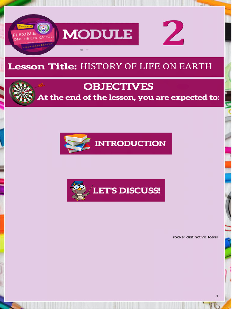 History of Life On Earth | PDF | Radioactive Decay | Geologic Time Scale