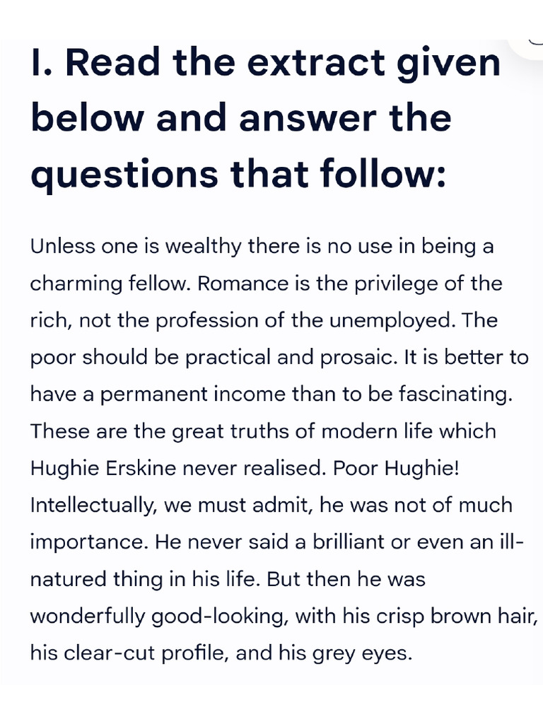 The Model Millionaire | PDF