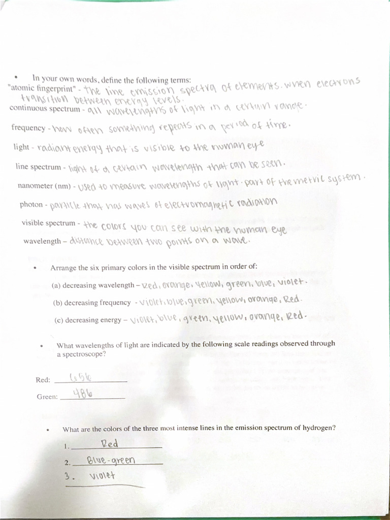 Firework and Atomic Fingerprint Lab | PDF