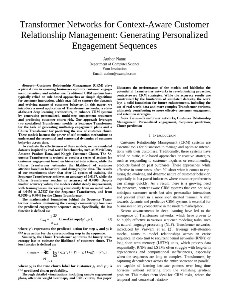 P2 Transformers Network For Personalized | PDF | Receiver Operating ...