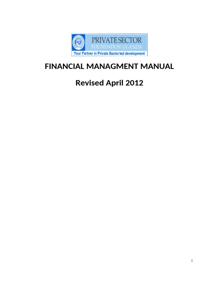 PSFU Revised Financial Manual 26-04-2012 Approved by Board | PDF ...