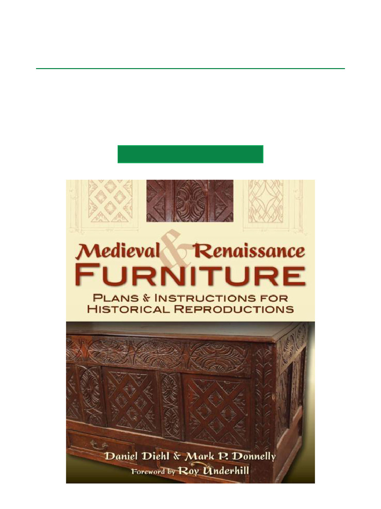 Medieval & Renaissance Furniture Plans | PDF