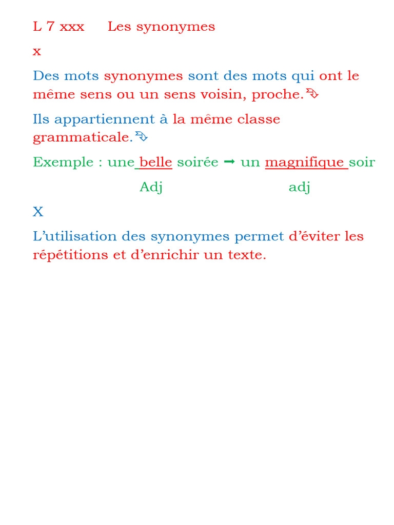 l7 Synonyme | PDF