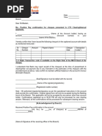 BOI Positive Pay System Form PDF | PDF