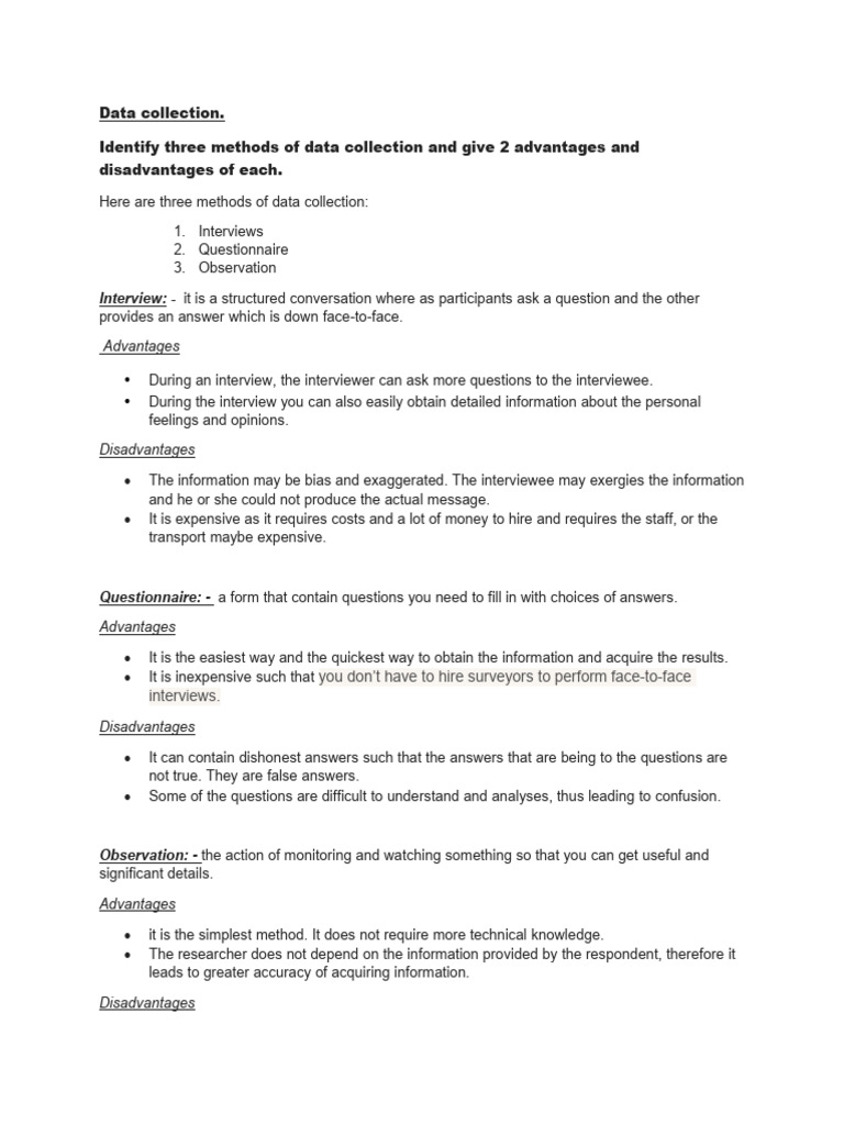 Data Collection Pdf