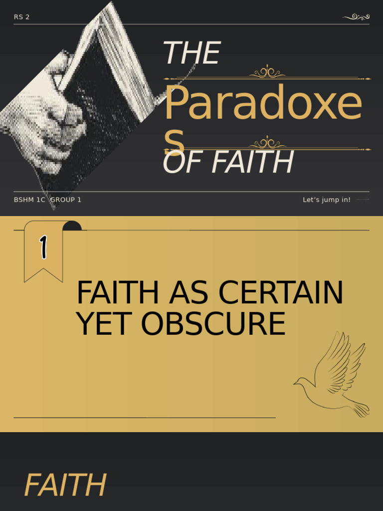 Faith As Certain Yet Obscured | PDF | Faith