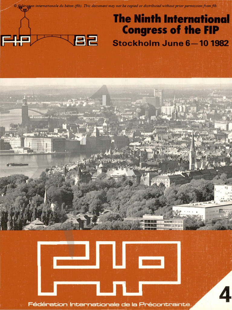 FIP-1982-Ninth International Congress of The FIP in Stockholm, Vol. 4 ...
