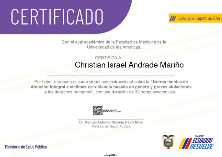 Norma Técnica de Atención Integral A Víctimas de VBG y GVDH 2024 - ABR JUL AGO NOV DIC ...