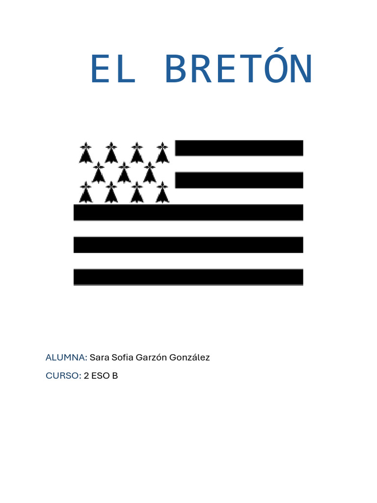 El idioma bretón en Bretaña francesa | PDF | Lingüística | Idiomas