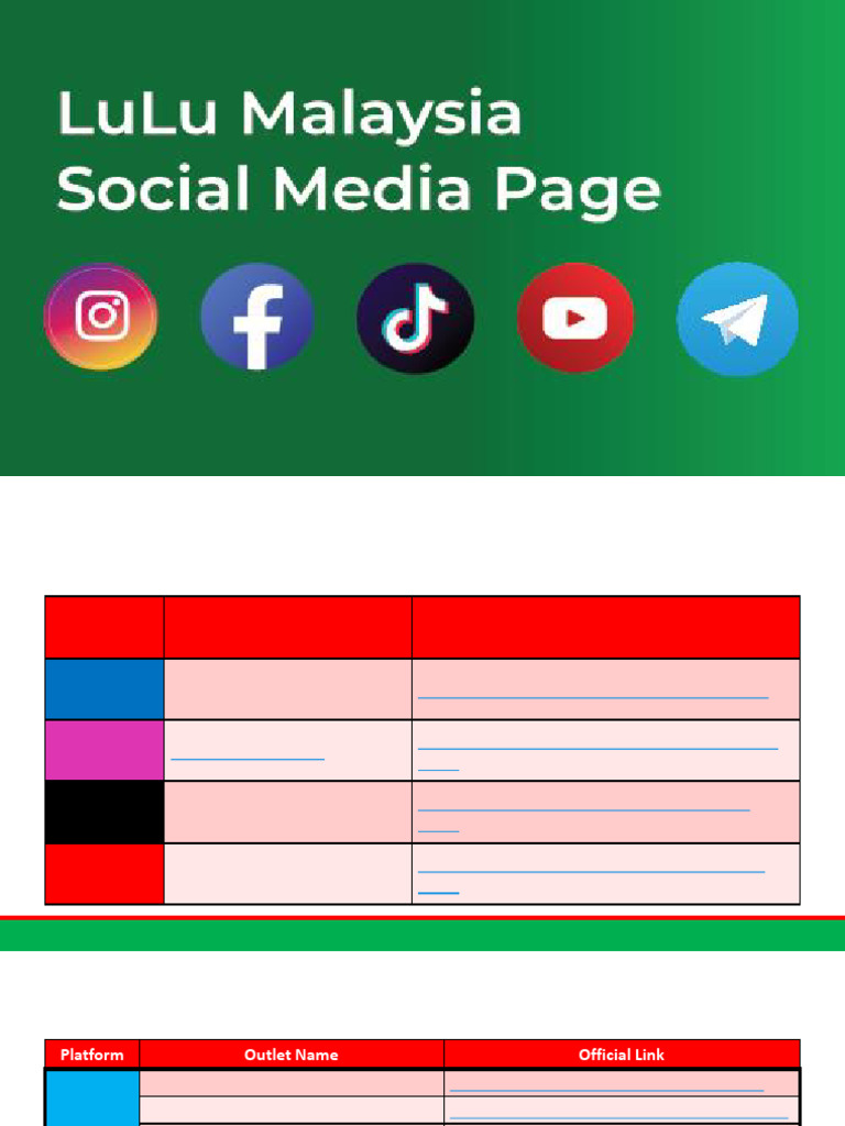 LuLu Malaysia Social Media Page - v1.240812 | PDF