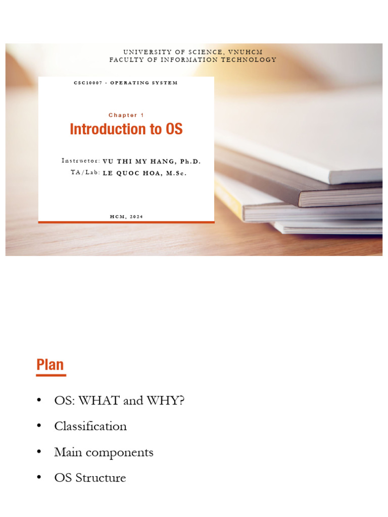 OS - C1 - Introduction To OS | PDF | Operating System | Kernel (Operating System)