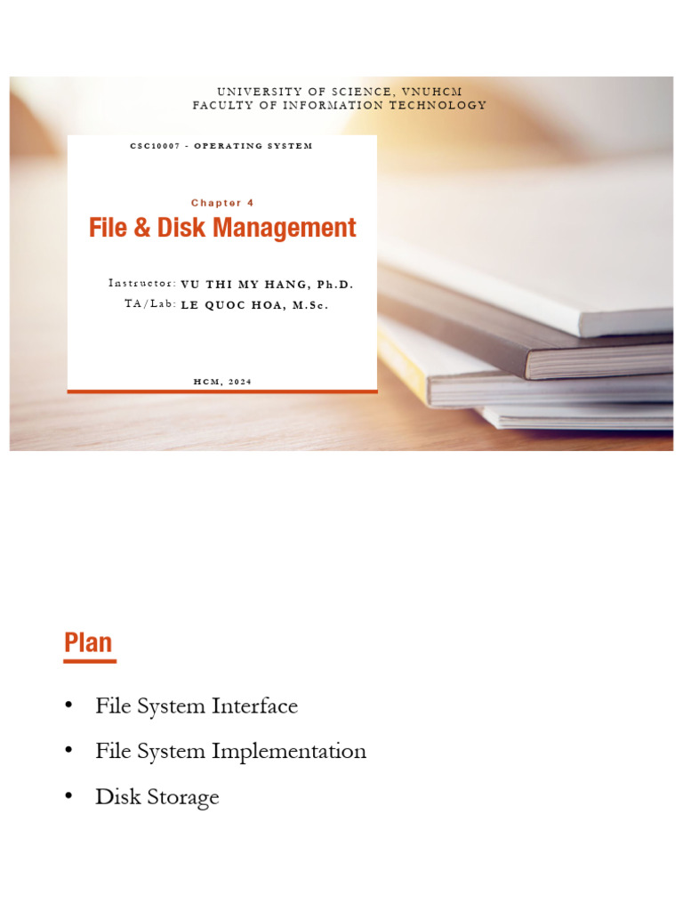OS_C4_File and Disk management | PDF | File System | Hard Disk Drive