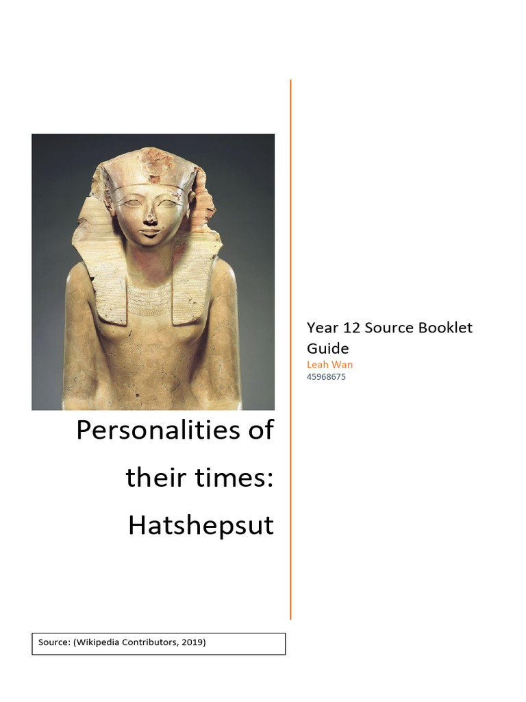 Hatshepsut: Source Analysis Guide | PDF | Hatshepsut | Ancient Egypt