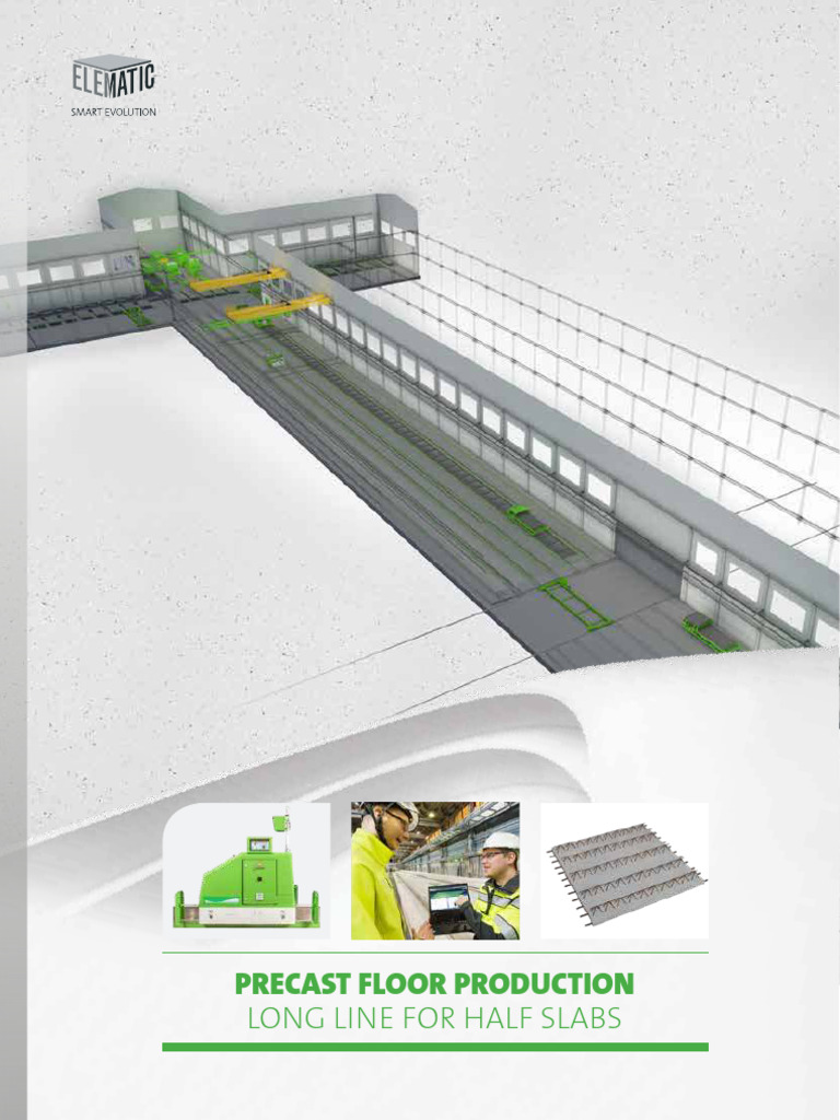 Efficient Precast Half Slab Production | PDF | Precast Concrete | Concrete