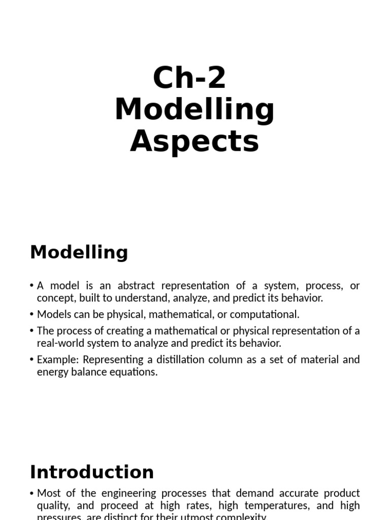 Understanding Modelling in Engineering | PDF | Mathematical Model ...