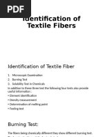Fabric Identification via Burn Test | PDF | Textiles | Fibers
