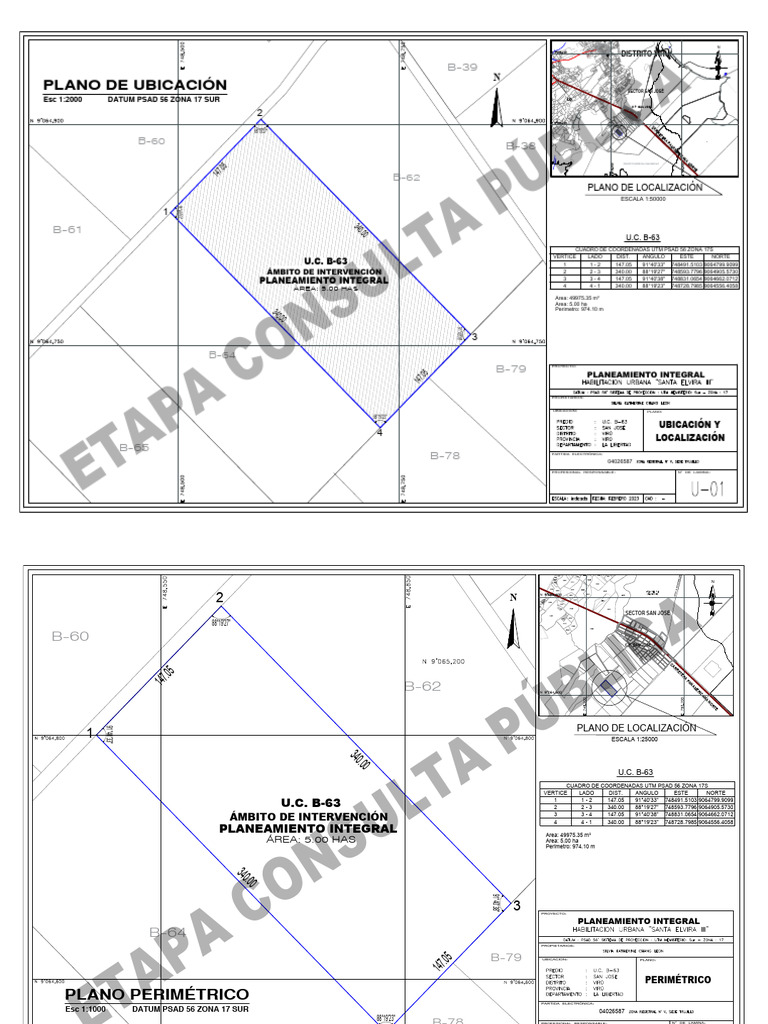 02.-PLANOS - PI UC B-63 | PDF