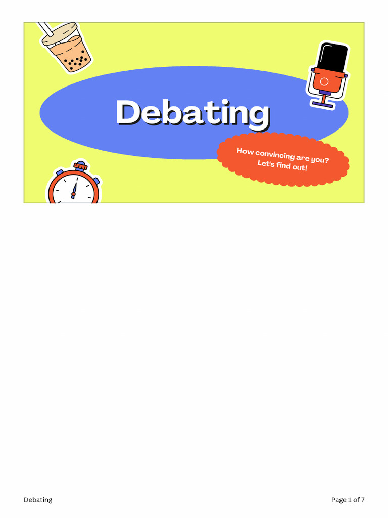 Debating | PDF