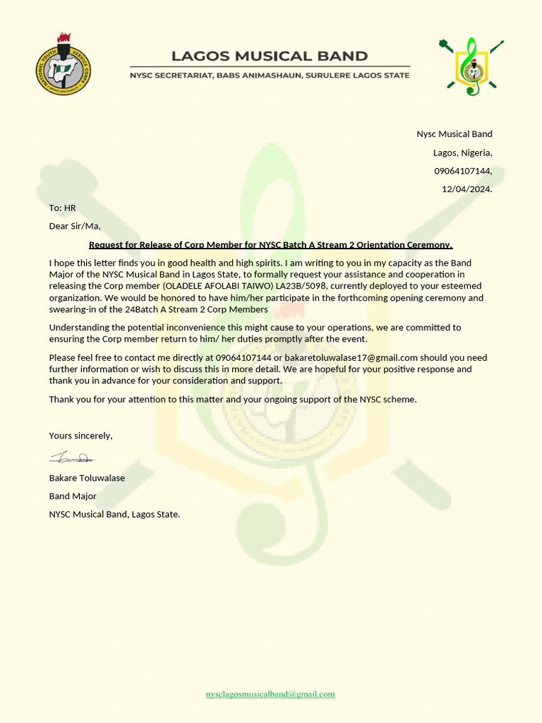 LMB Official Letter Head | PDF