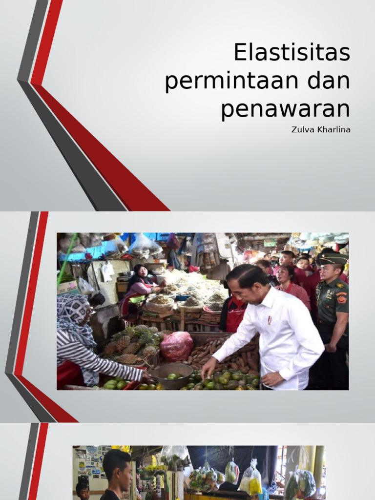 Elastisitas Permintaan Dan Penawaran | PDF