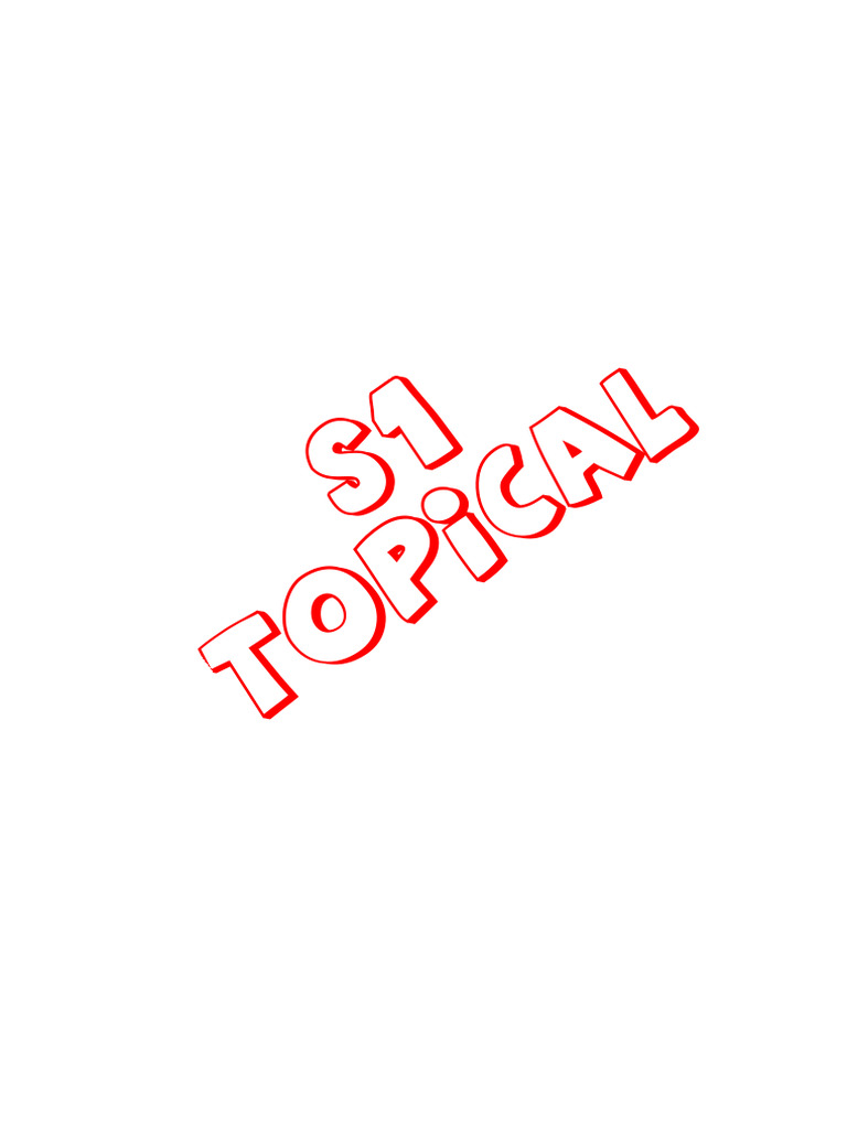 A4 S1 Topical | PDF | Probability Distribution | Statistical Analysis