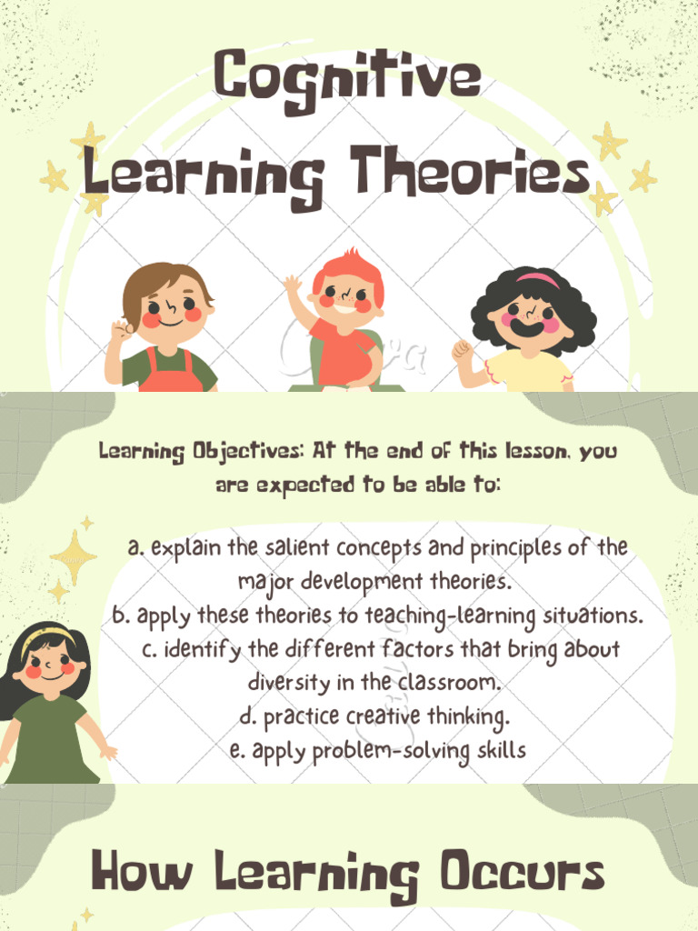 Cognitive Learning Theories | PDF | Memory | Cognition