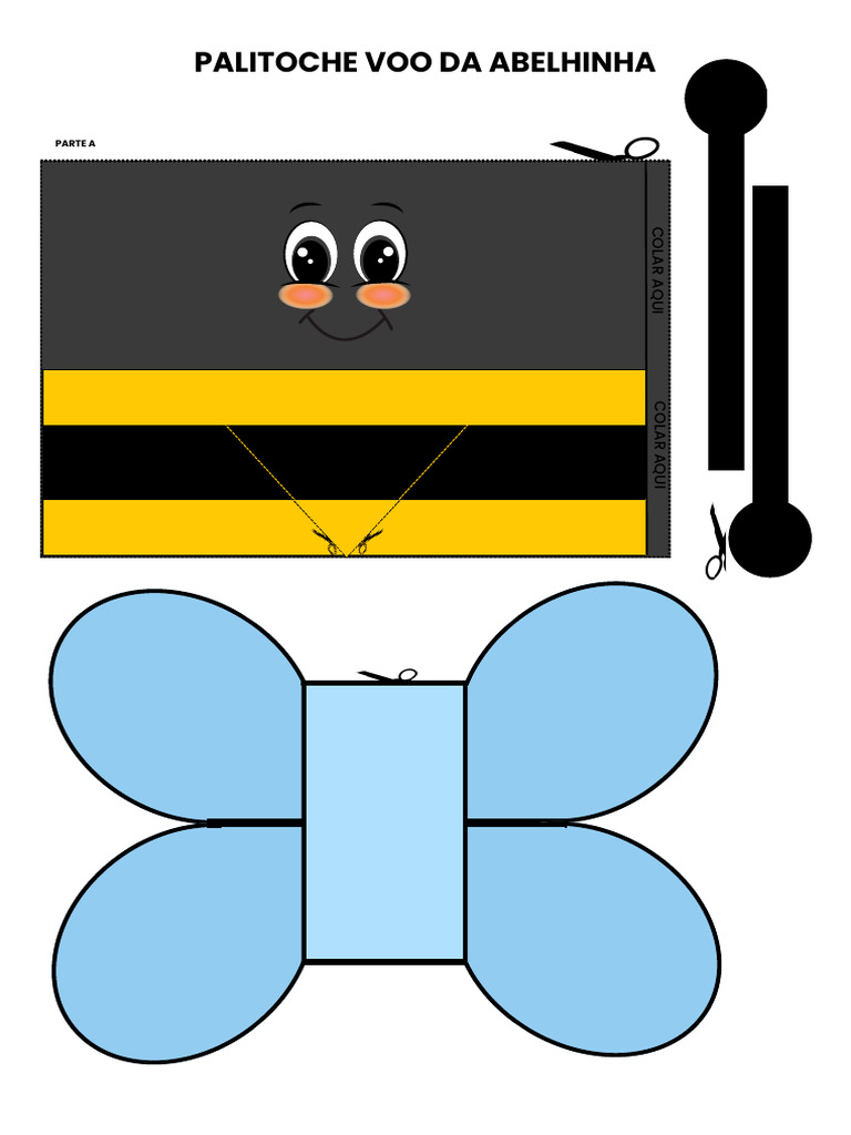 Palitoche Abelhinha e Joaninha | PDF