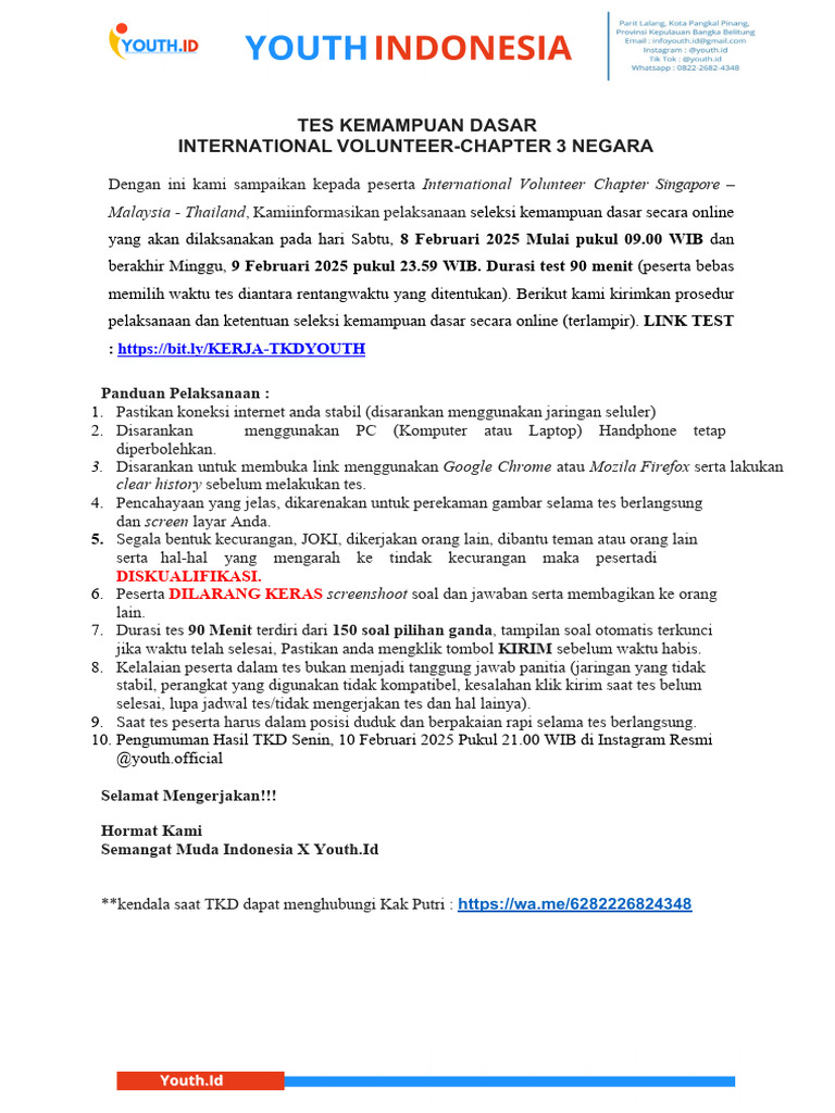 PANDUAN TKD 3 NEGARA | PDF