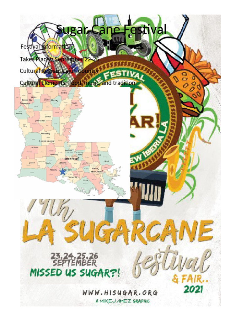 Sugar Cane Festival in Cajun Country | PDF