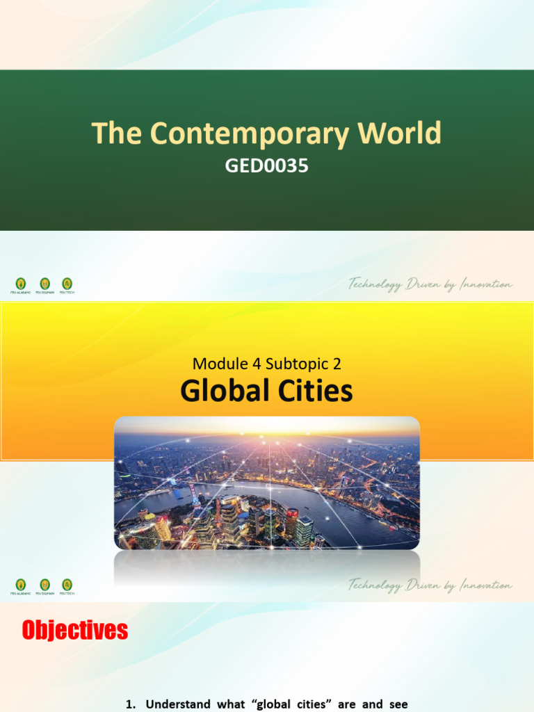 (m4s2 Powerpoint) +Global+Cities | PDF | Economics | Economies