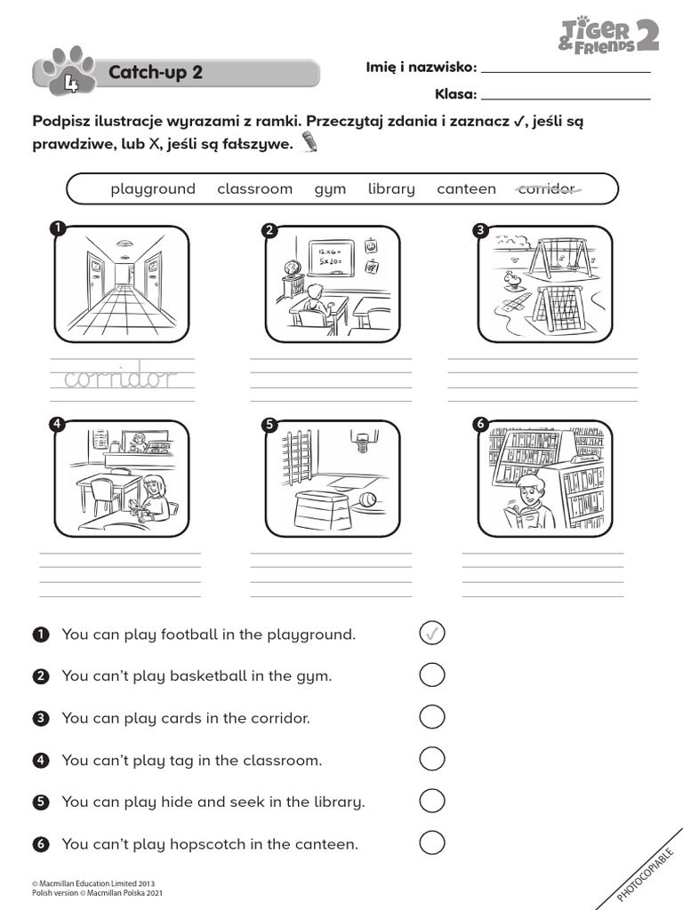 Tiger&Friends 2 - TRF - Unit 4 - Catch-Up 2 | PDF